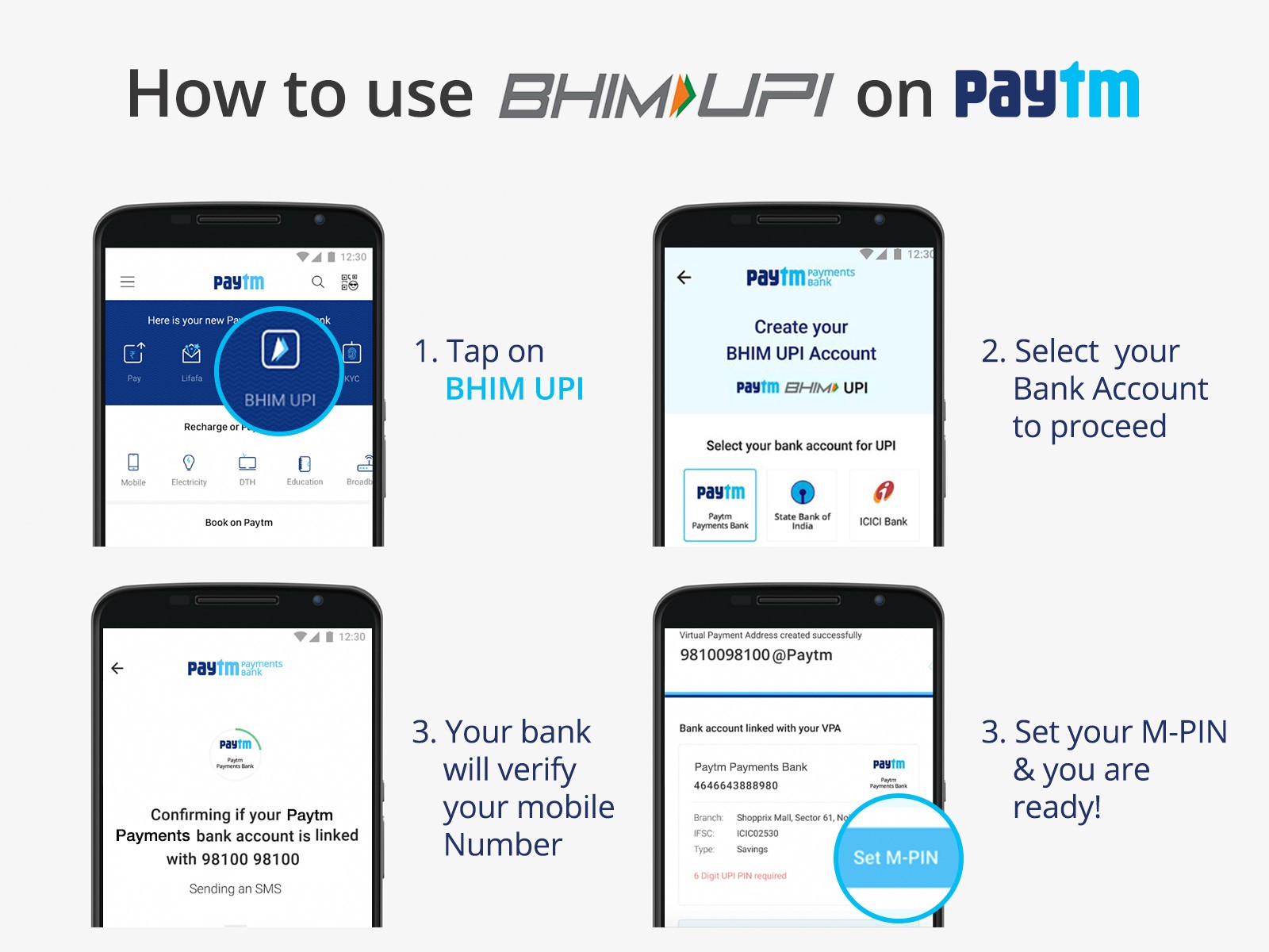 How To Use and Pay Through BHIM UPI using Paytm - TechDoge - Latest ...