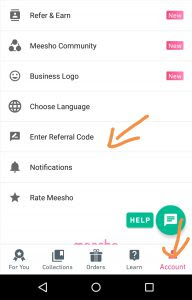 Enter Referral Code in Meeshu and get Bonus Upto ₹ 5000