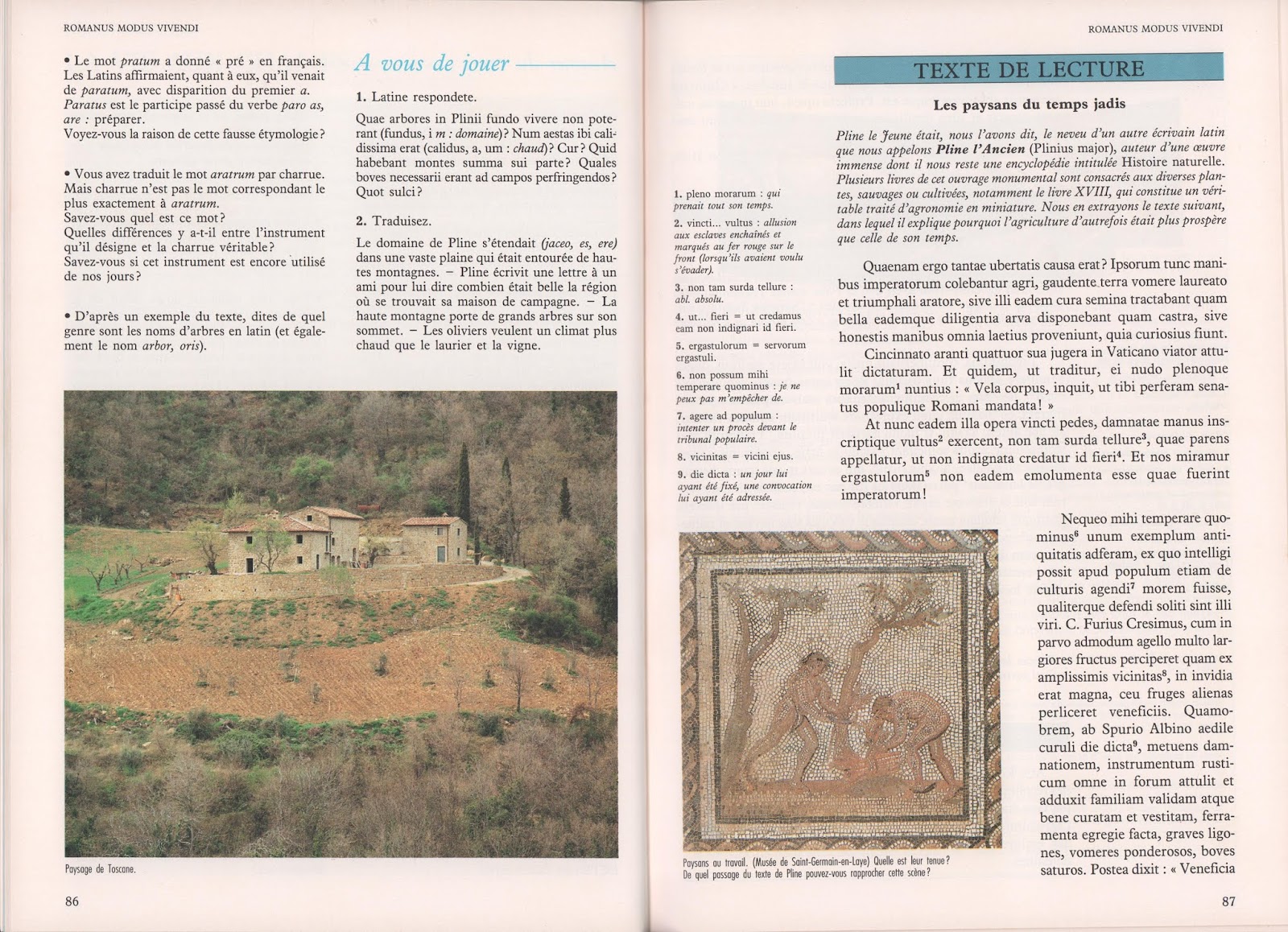 école : références: Martin, Gaillard, Cousteix, Laliman, Latin seconde ...