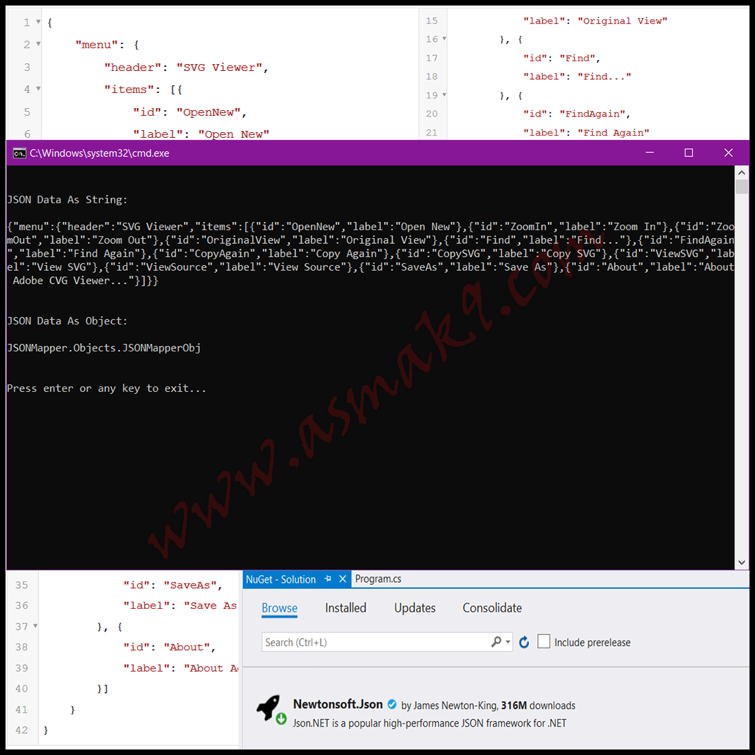 C#.NET: JSON Object Mapper - Asma's Blog C#.NET: JSON Object Mapper - Asma's Blog