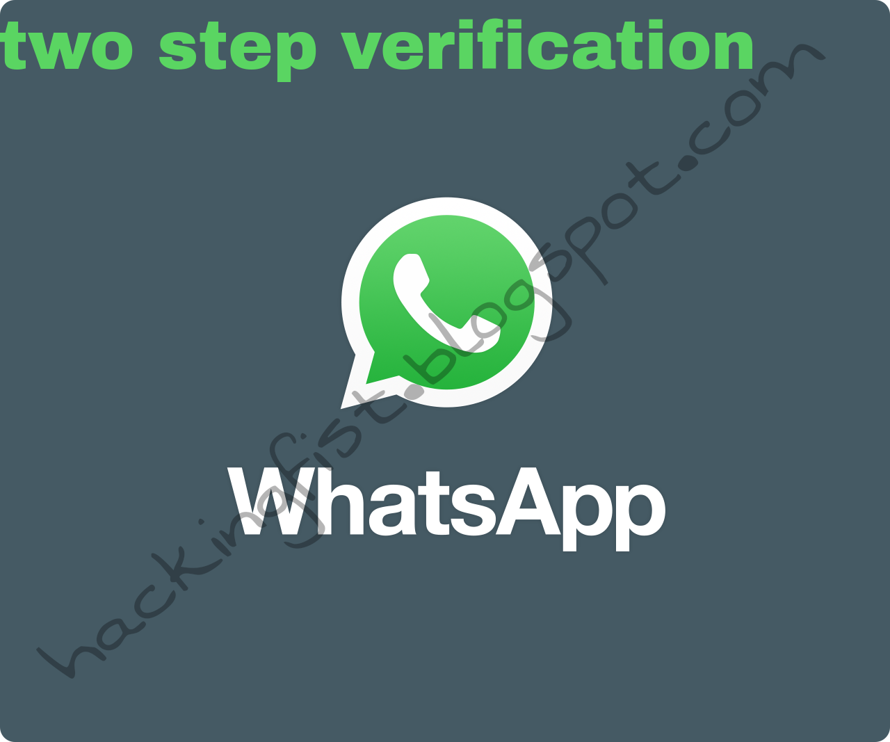 Whatsapp Two Step Verification