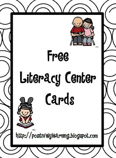 Classroom Freebies Too: Freebie Literacy Signs!