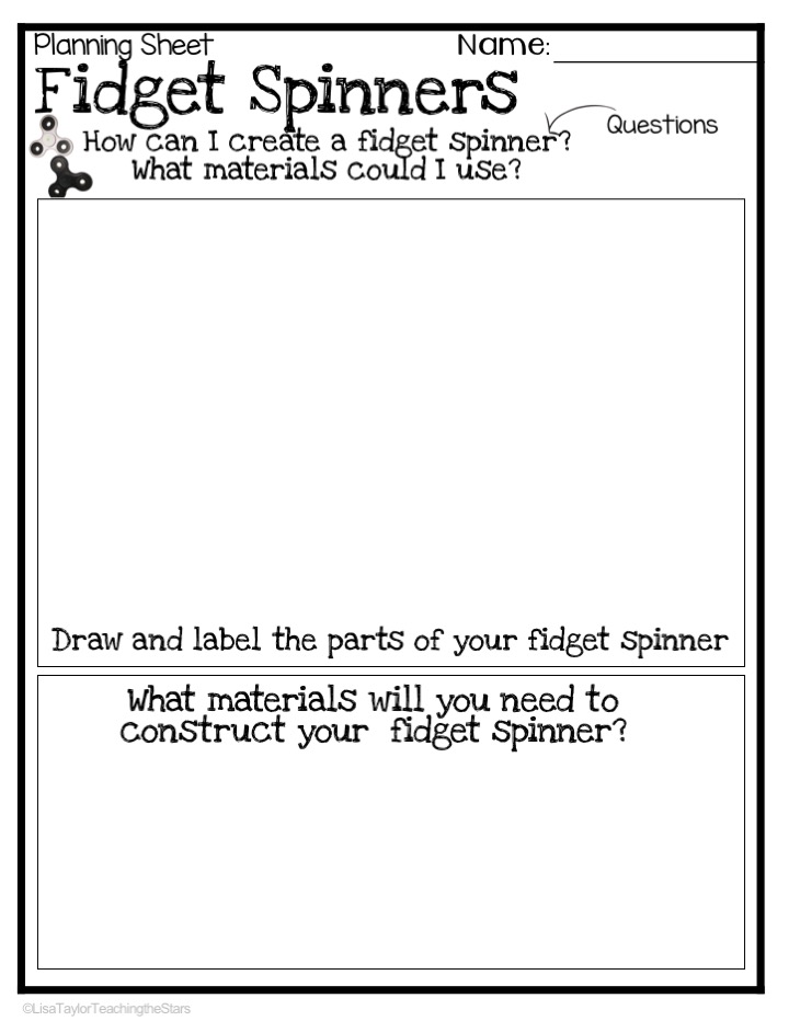 Fidget Spinners in the Classroom - Teaching the Stars