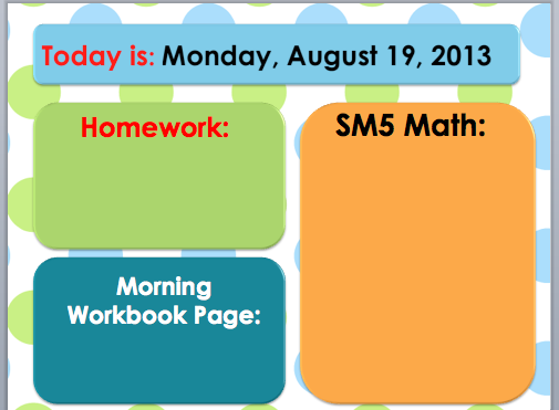 Seuss-perb Days in 2nd Grade!: Morning Message Slide