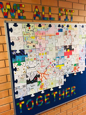 Fraser PS Year 5/6 Blog-space : We All Fit Together art display