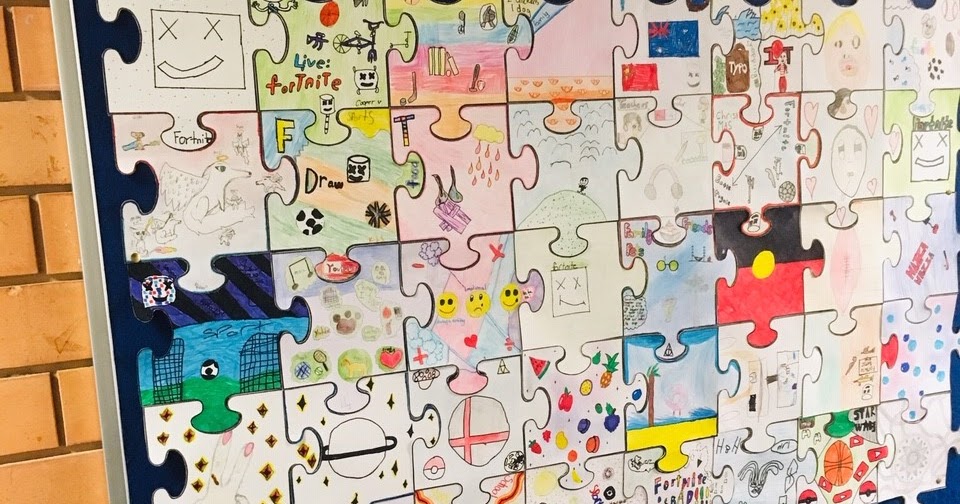 Fraser PS Year 5/6 Blog-space : We All Fit Together art display