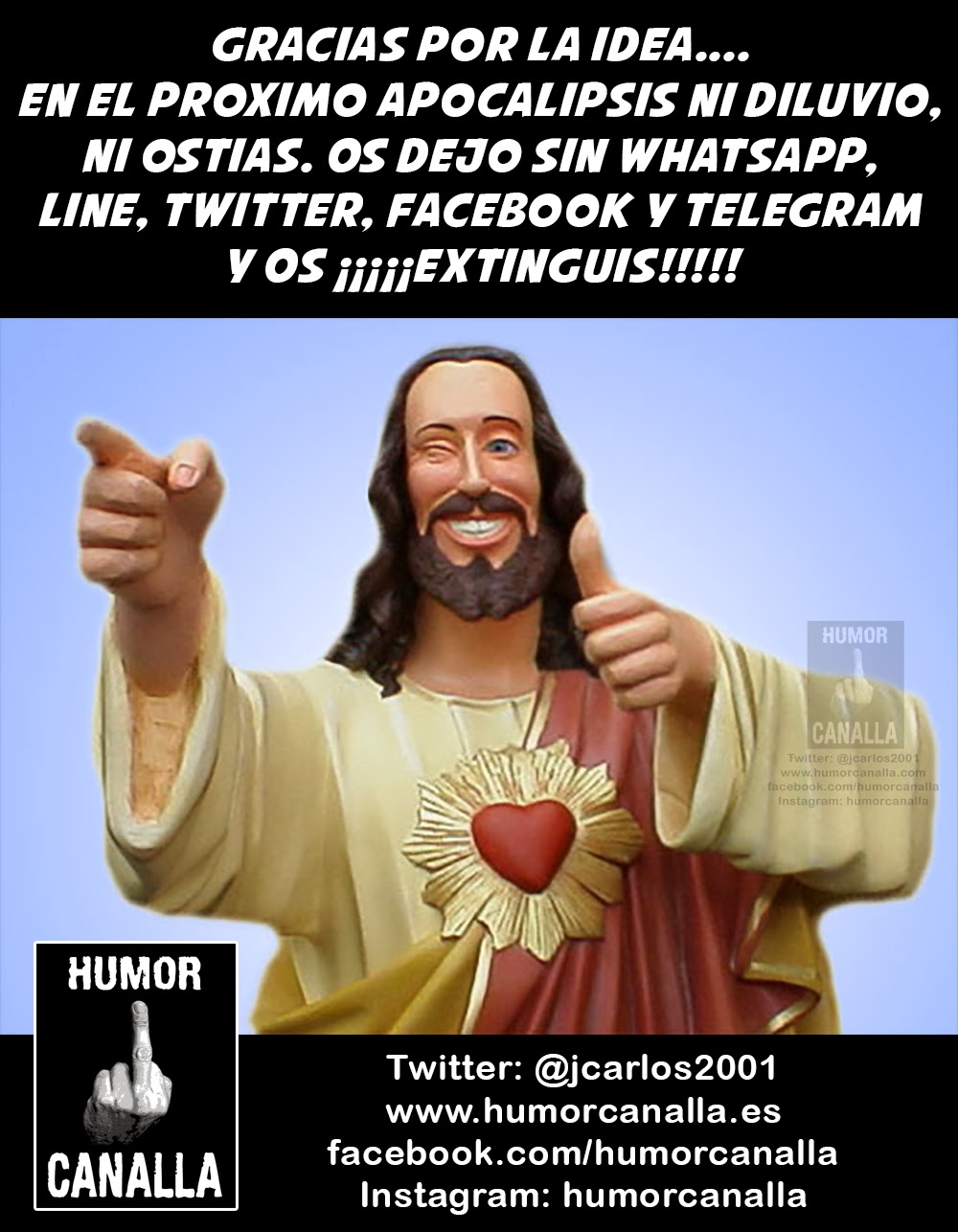 HUMOR CANALLA: Diseños Graciosos Nº 1043 - Ni Diluvios, Ni....