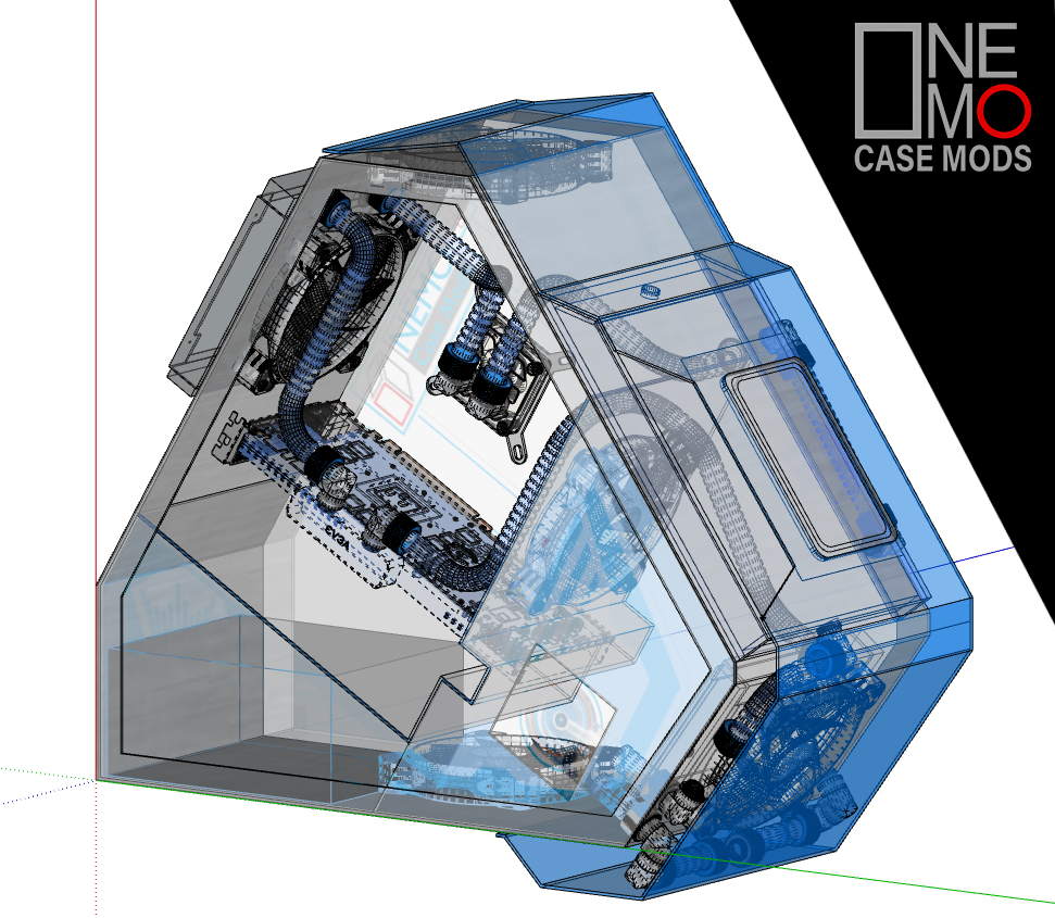 Ice Cube Computer Case Mod [아이스 큐브 커스텀 수냉 모드] Part-1 | 네모난 세상