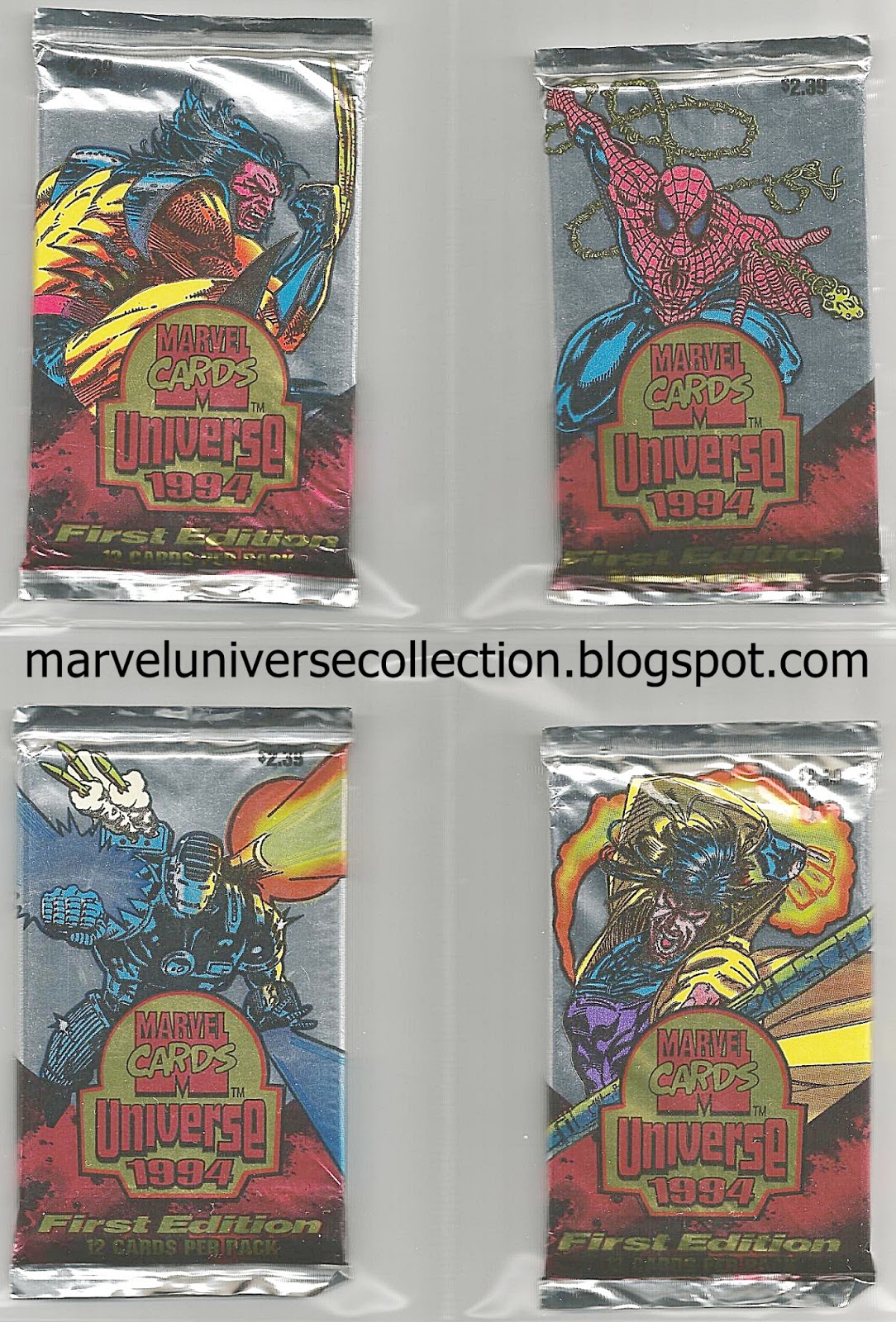 My Marvel Universe trading card collection