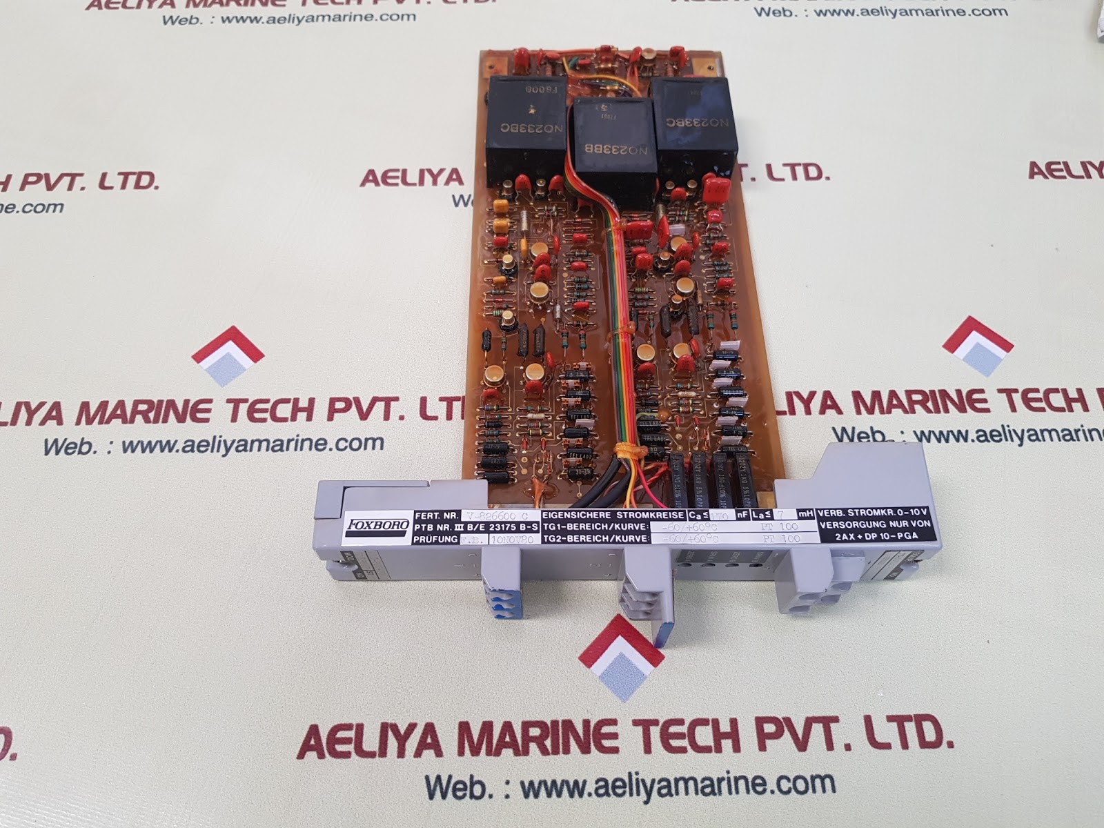 FOXBORO 2AX + DP 10-PGA E POWER SUPPLY AND DISTRIBUTION BOARD - Aeliya Marine