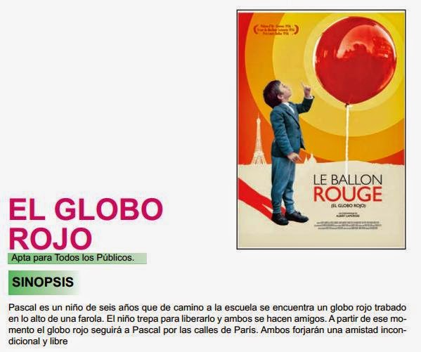 Niños en la literatura infantil: miradas asombrosas: Cine: El globo rojo