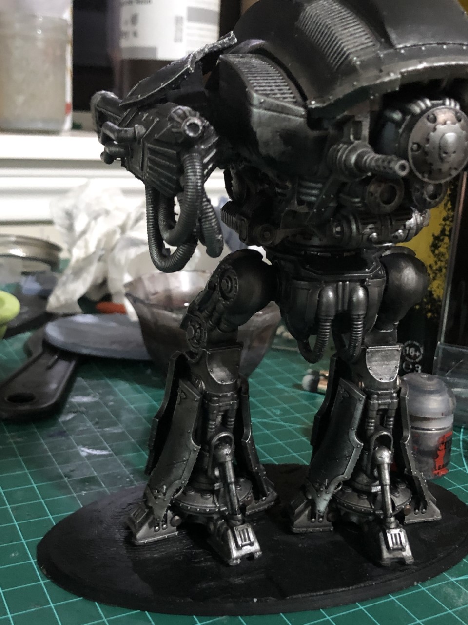 Monastus War Construct Primed and Starting to Paint - Faeit 212