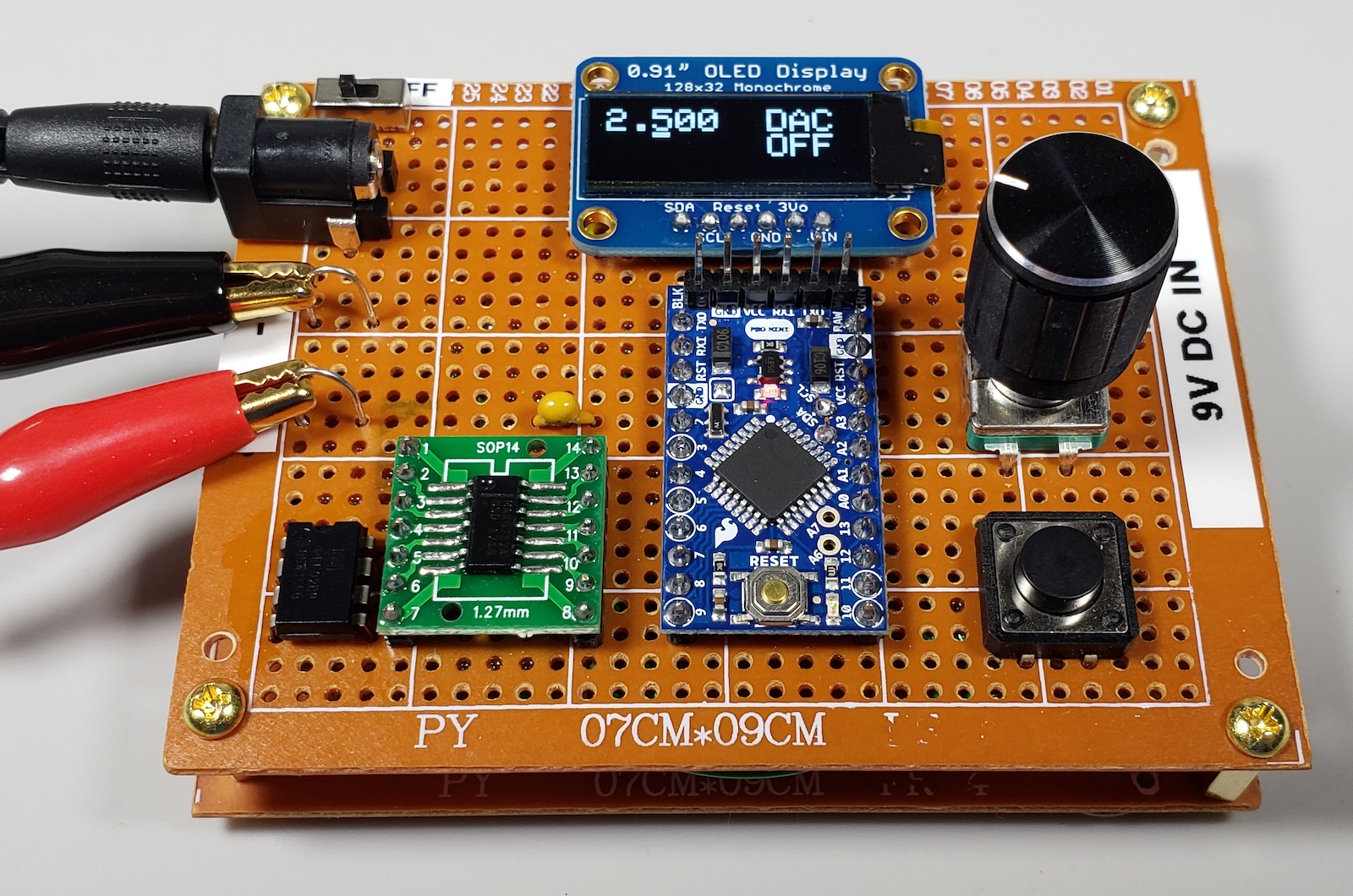 Simon Says: DIY 16-bit precision voltage source with MAX5717A DAC ...