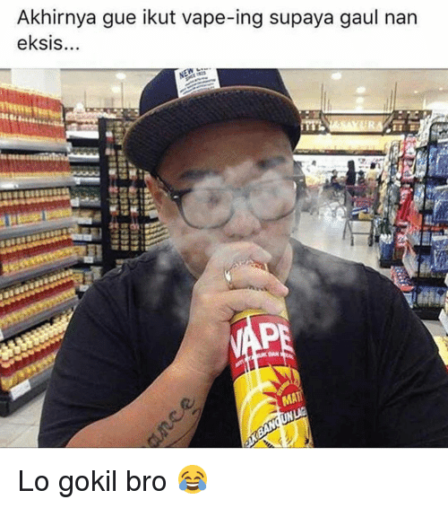 15 Meme Lucu 'Rokok Elektrik Vapor' Ini Nyindir Abis Gaya Ngebul Kekinian