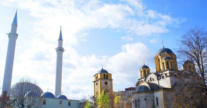 Mosque and Church