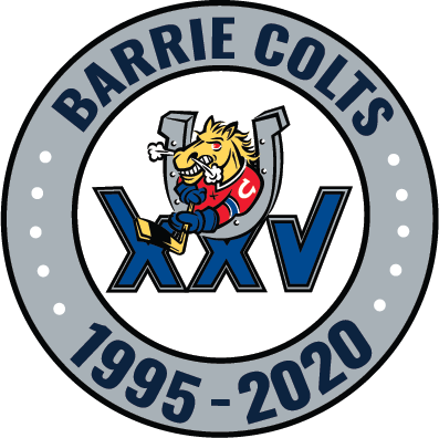Barrie Colts Unveil 25th Anniversary Logo. #OHL