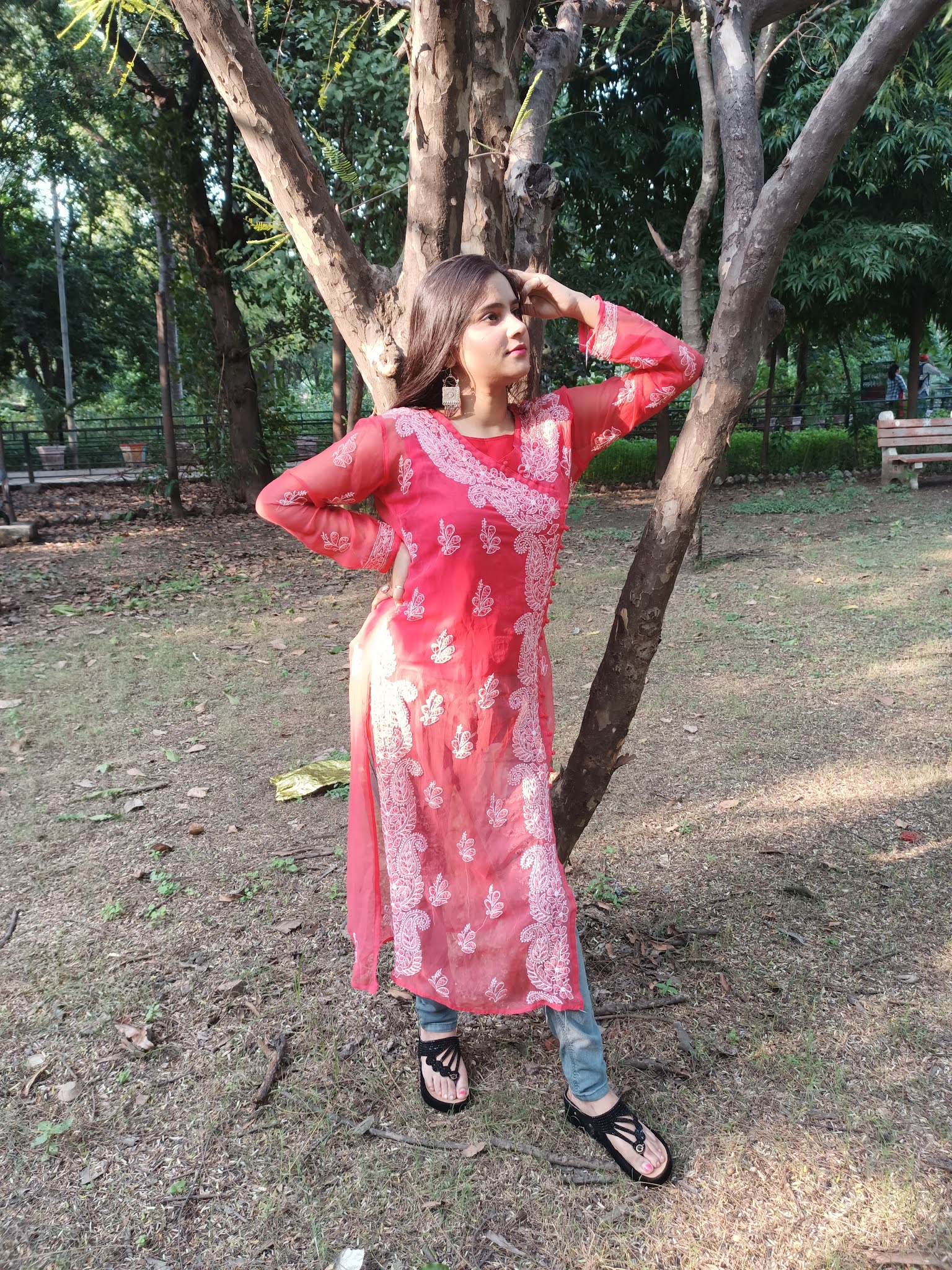 3 Ways to style a chicken kurti!!