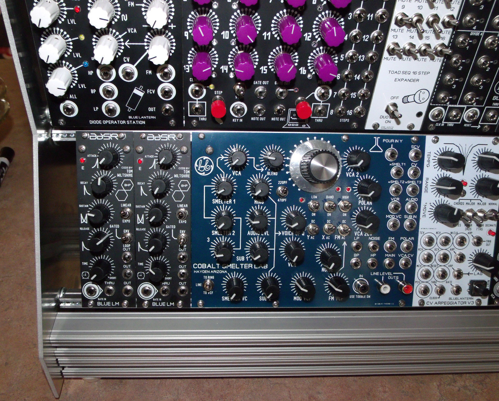 MATRIXSYNTH: Blue Lantern Modules 9U Analog Modular Synthesizer System