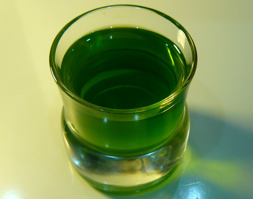 Outras Comidas: Licor de Poejo Verde