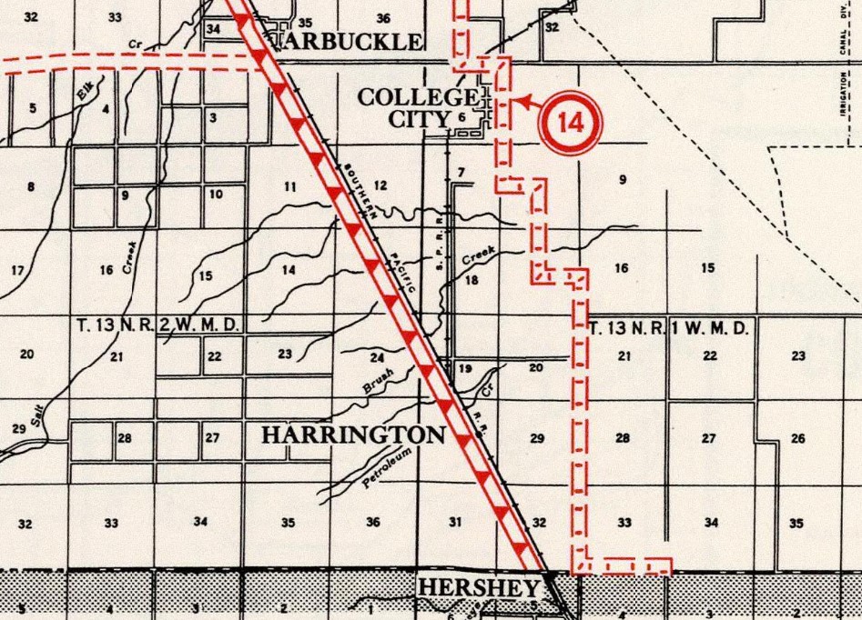 Former US Route 99 West from West Sacramento to Red Bluff