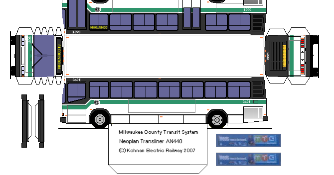 SP. Papel Modelismo: PaperBus Neoplan Transliner AN440 - Milwaukee ...