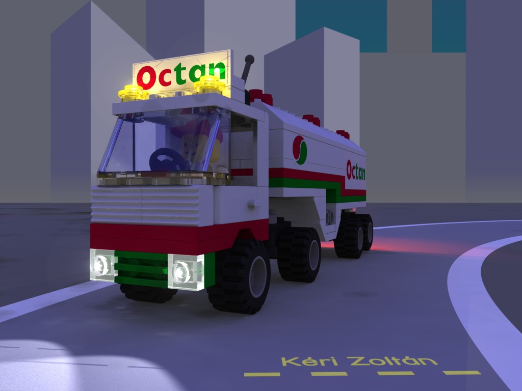 LEGO Rendering: Octan gas transit (6594)