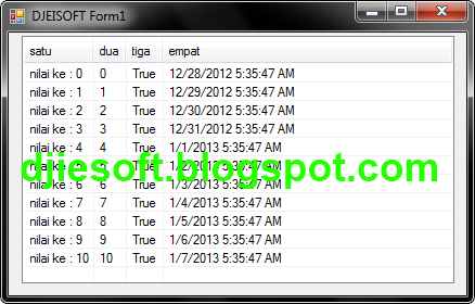 IRAWADI: Artikel 10. Deklarasi dan Contoh Penggunaan Structure (Type In ...