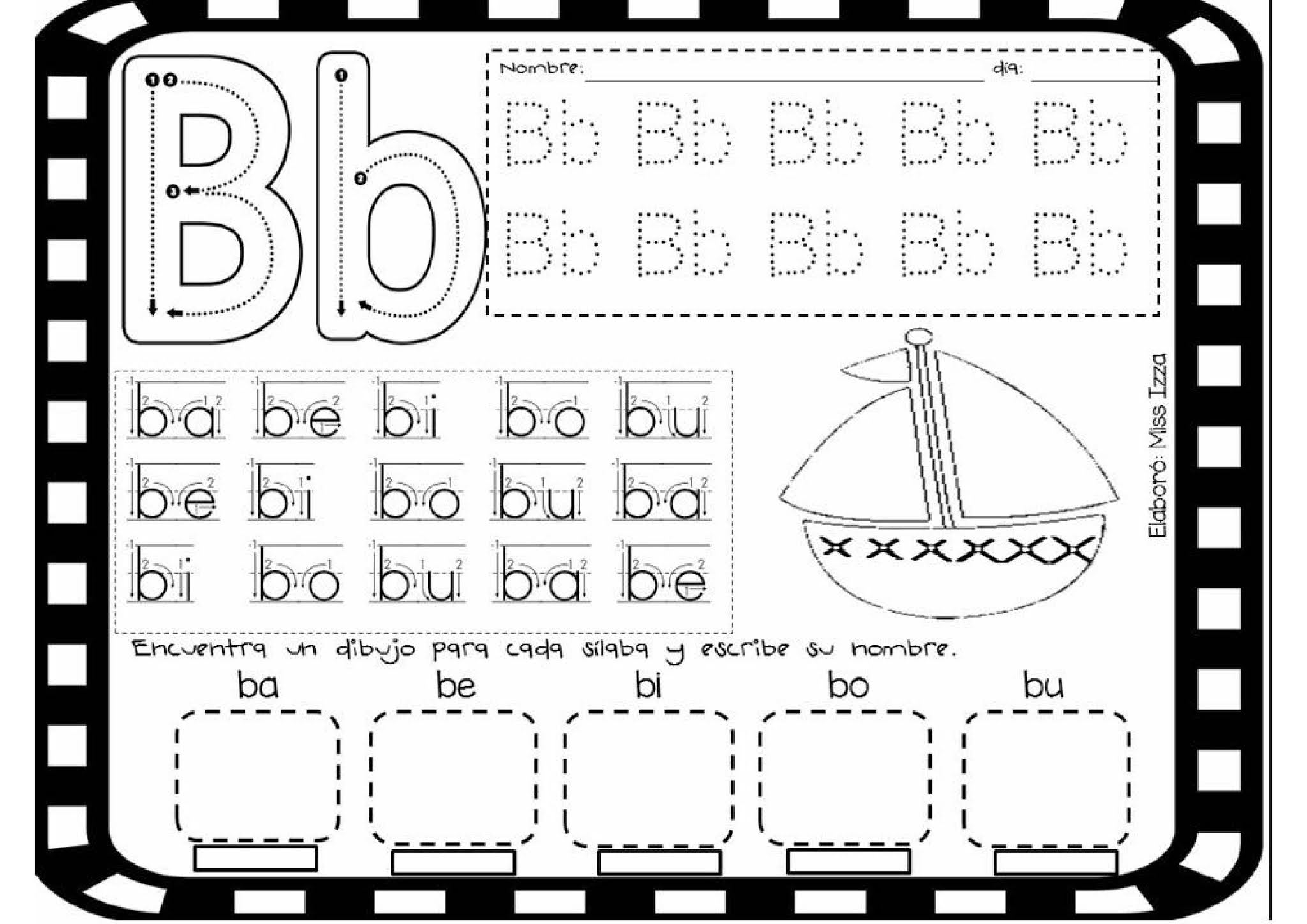 Creaciones JIAL: Pre - Escritura del Abecedario (créditos al autor)