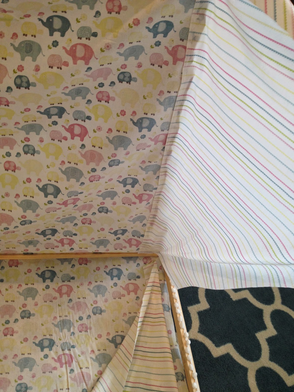 Mommy Vignettes: No-Sew A-Frame Tent Tutorial