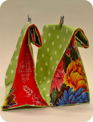 SW Craft Club: Oilcloth Lunch Bag Tutorial