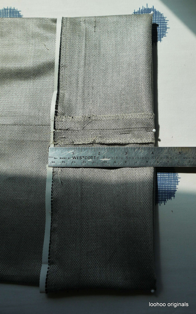 Loohoo Originals: Cuffed Pants Hem Tutorial