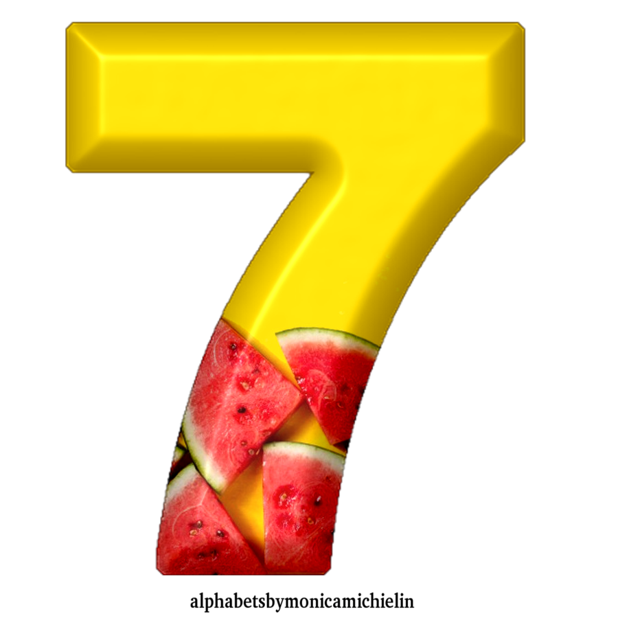M. Michielin Alphabets: WATERMELON FRUIT YELLOW ALPHABET, ALFABETO ...