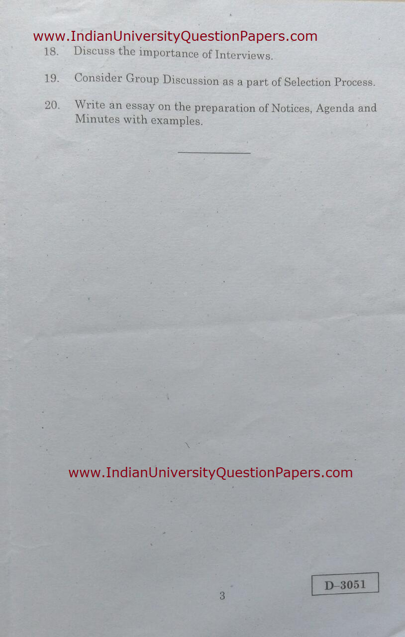 Alagappa University M.A English for Communication December 2019 ...