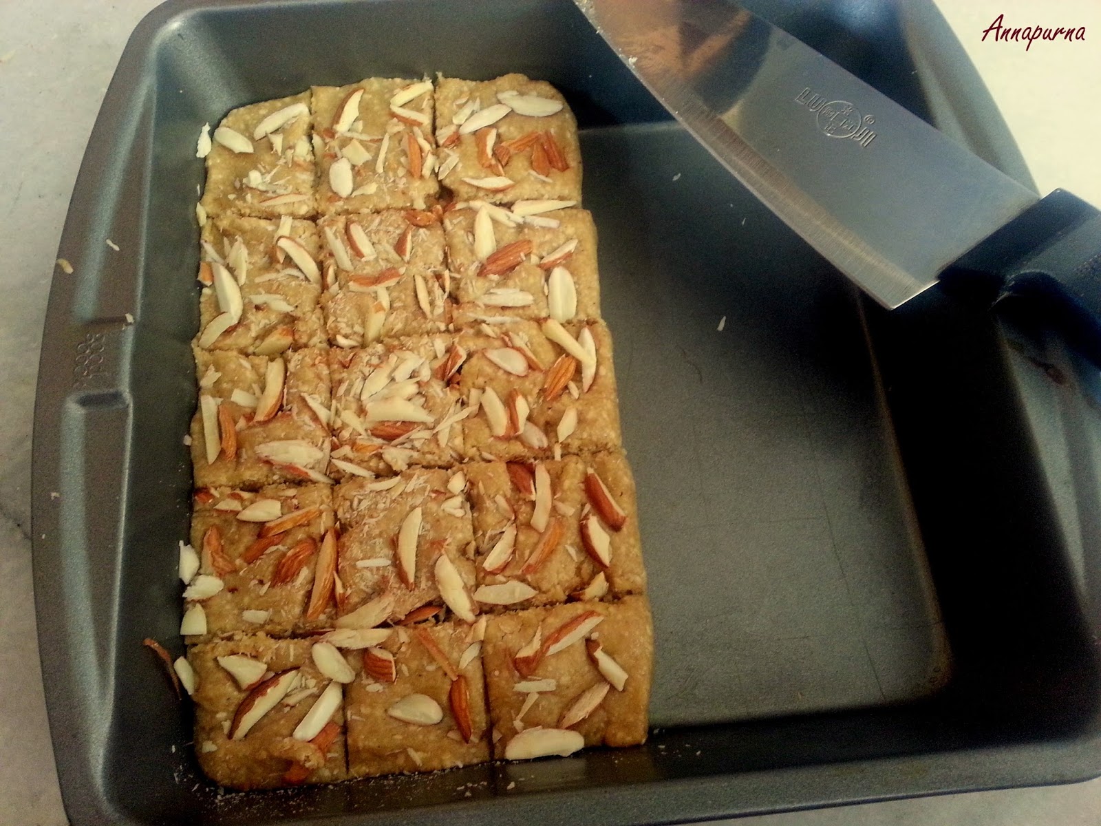 Annapurna: Peanut Sesame Fudge / Til ki Burfi recipe