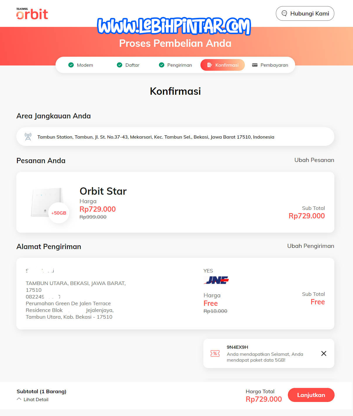 Cara Membeli Paket Bundling Telkomsel Orbit - Lebih Pintar