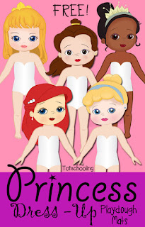 Free Princess Learning Pack for Toddlers & PreK | Totschooling ...