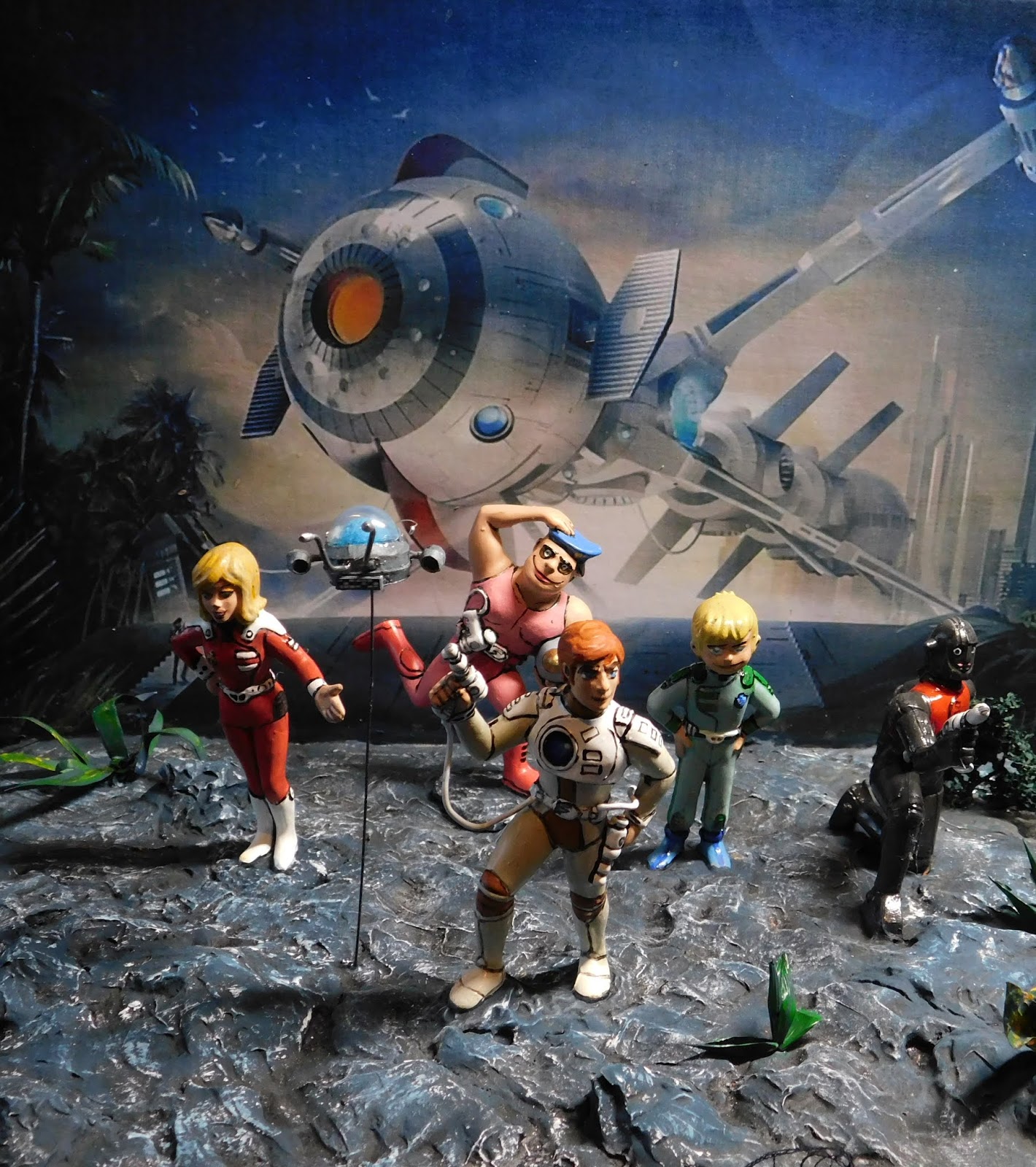 Happyscale-Modellbau: Captain Future - Hasbro Figuren (neu bemalt)