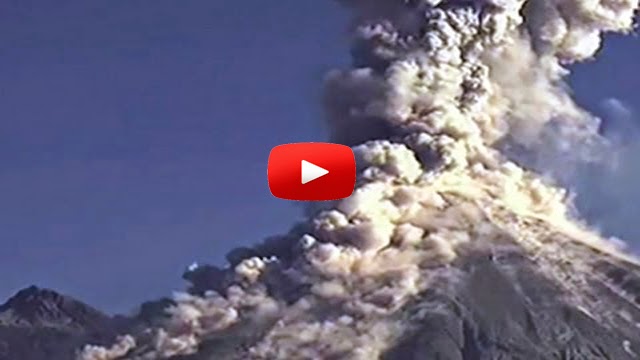 Time Lapse Of Mexico Volcano Eruption Video Geology Page