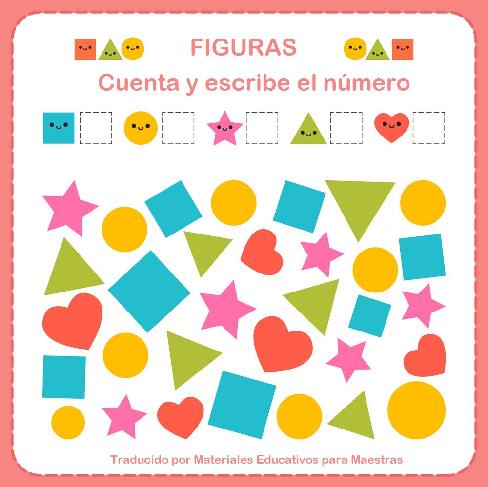 Cuaderno de Figuras Geométricas | Materiales Educativos para Maestras