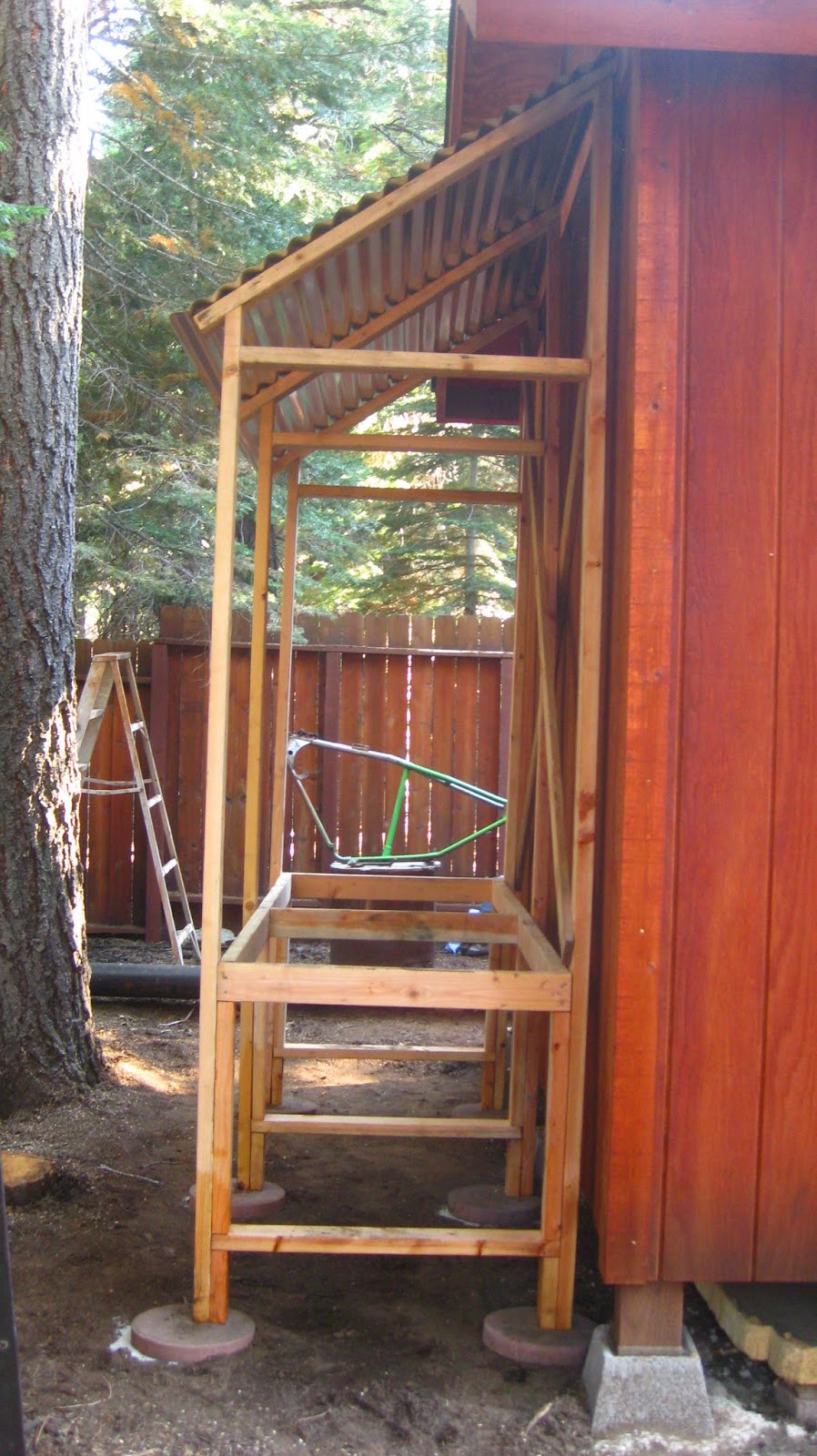 thatcher: covered storage rack