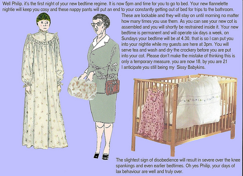 Time for Spankings, Bed and Pyjamas: An eighteen year old has an ...