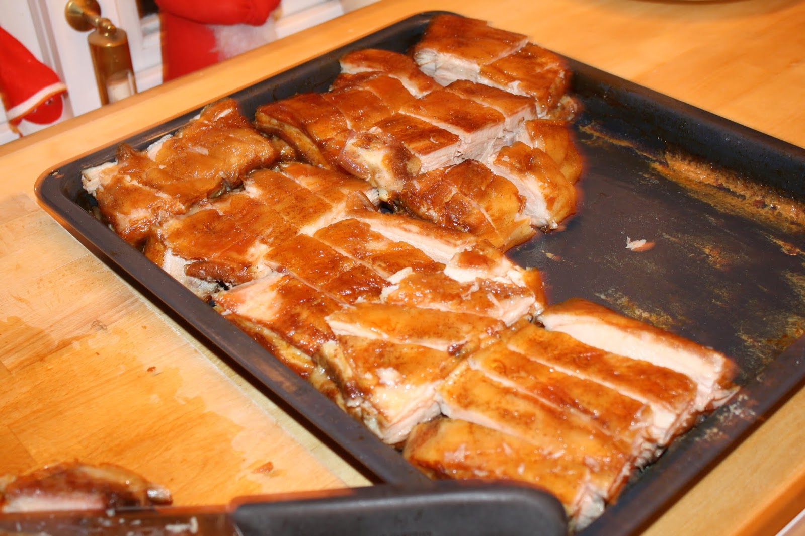 Jul i bestemors hage: Svineribbe