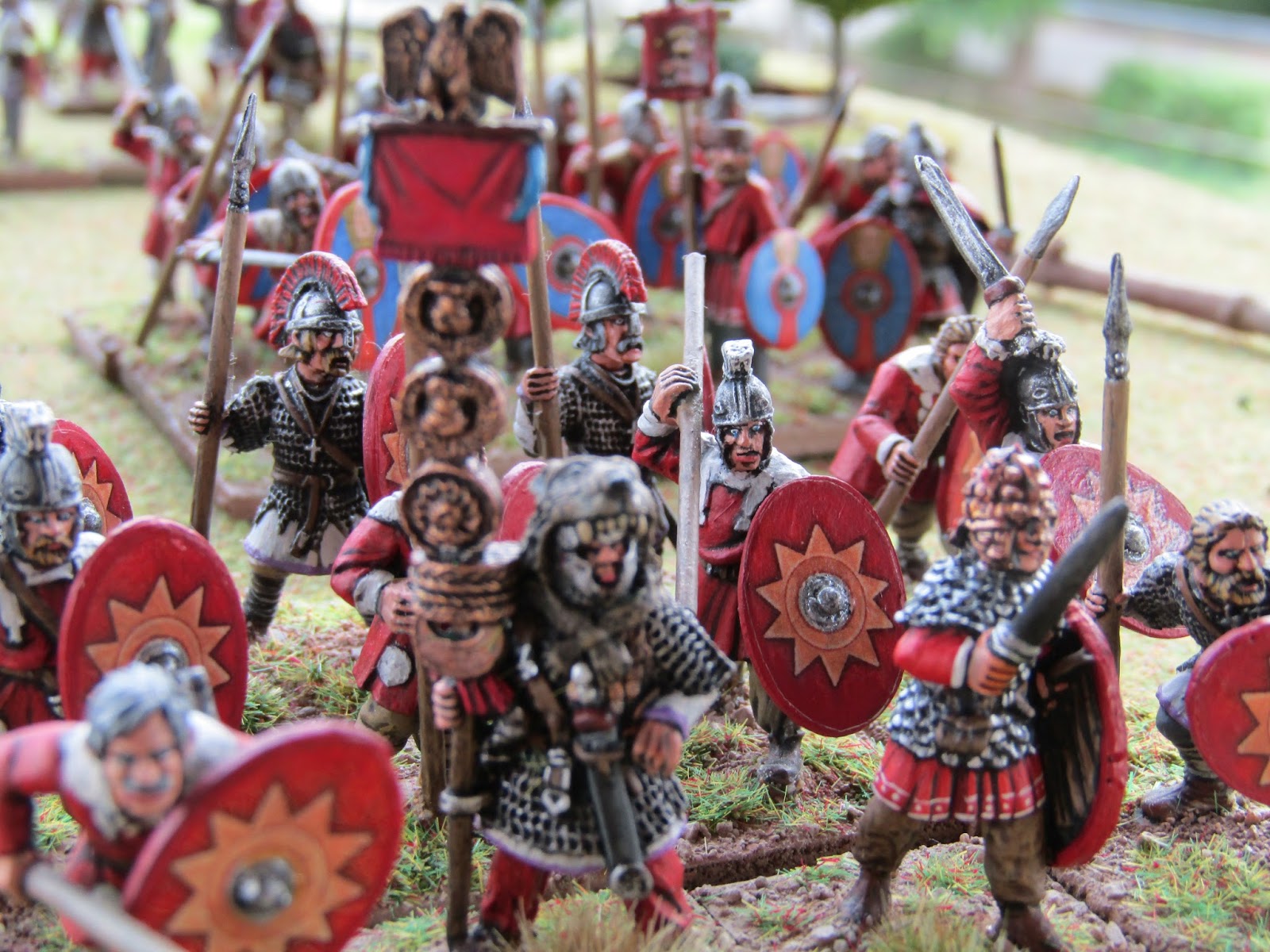 A wargame page: Late imperial roman 28mm - infantry