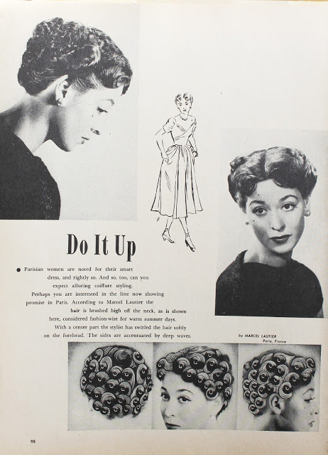 6 Pin Curl Setting and Styling Patterns from the 1950s / Va-Voom ...