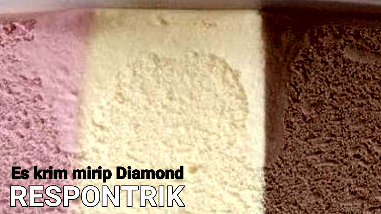 Resep Cara membuat Es krim Diamond