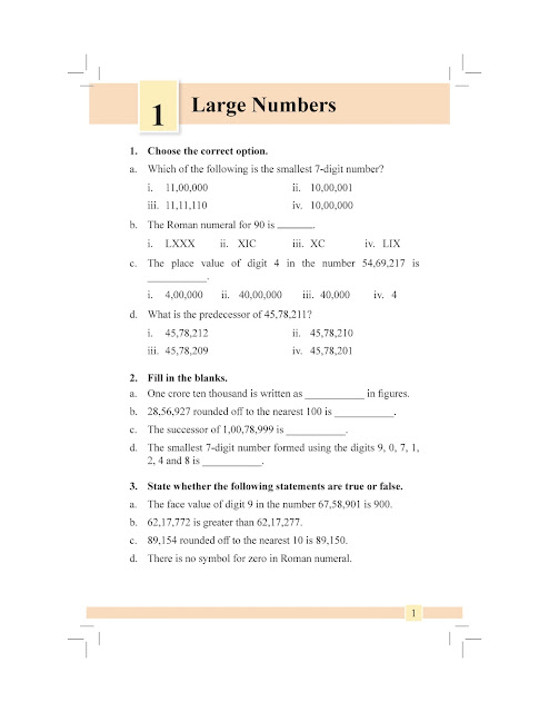 Large Numbers Mental Math- 18/06/20 (V A,B)