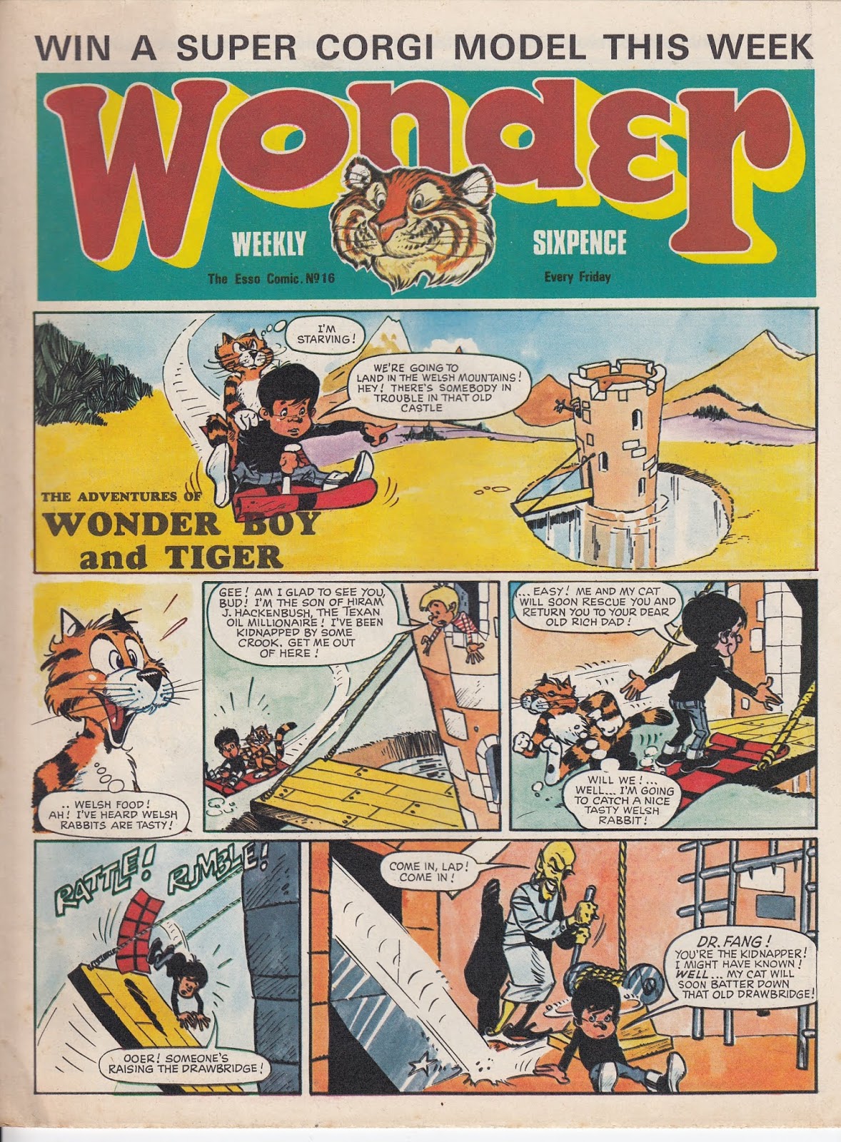 Boys Adventure Comics: UPDATED: Wonder weekly comic from Esso