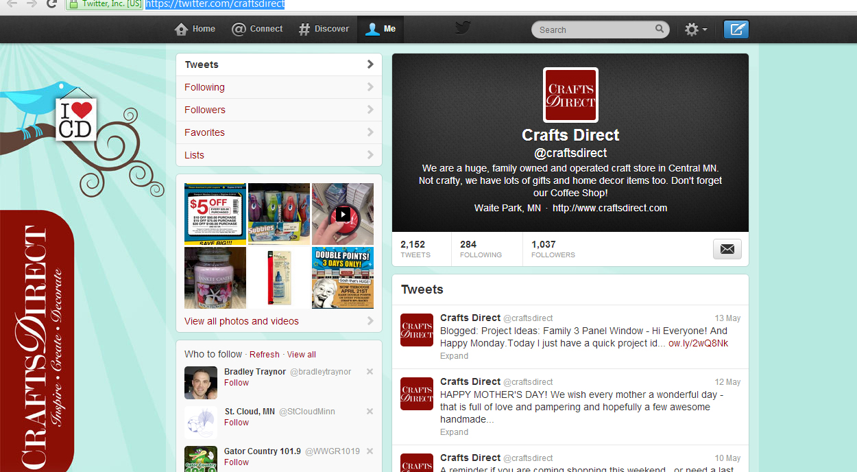 Crafts Direct Blog: Connect with Crafts Direct!