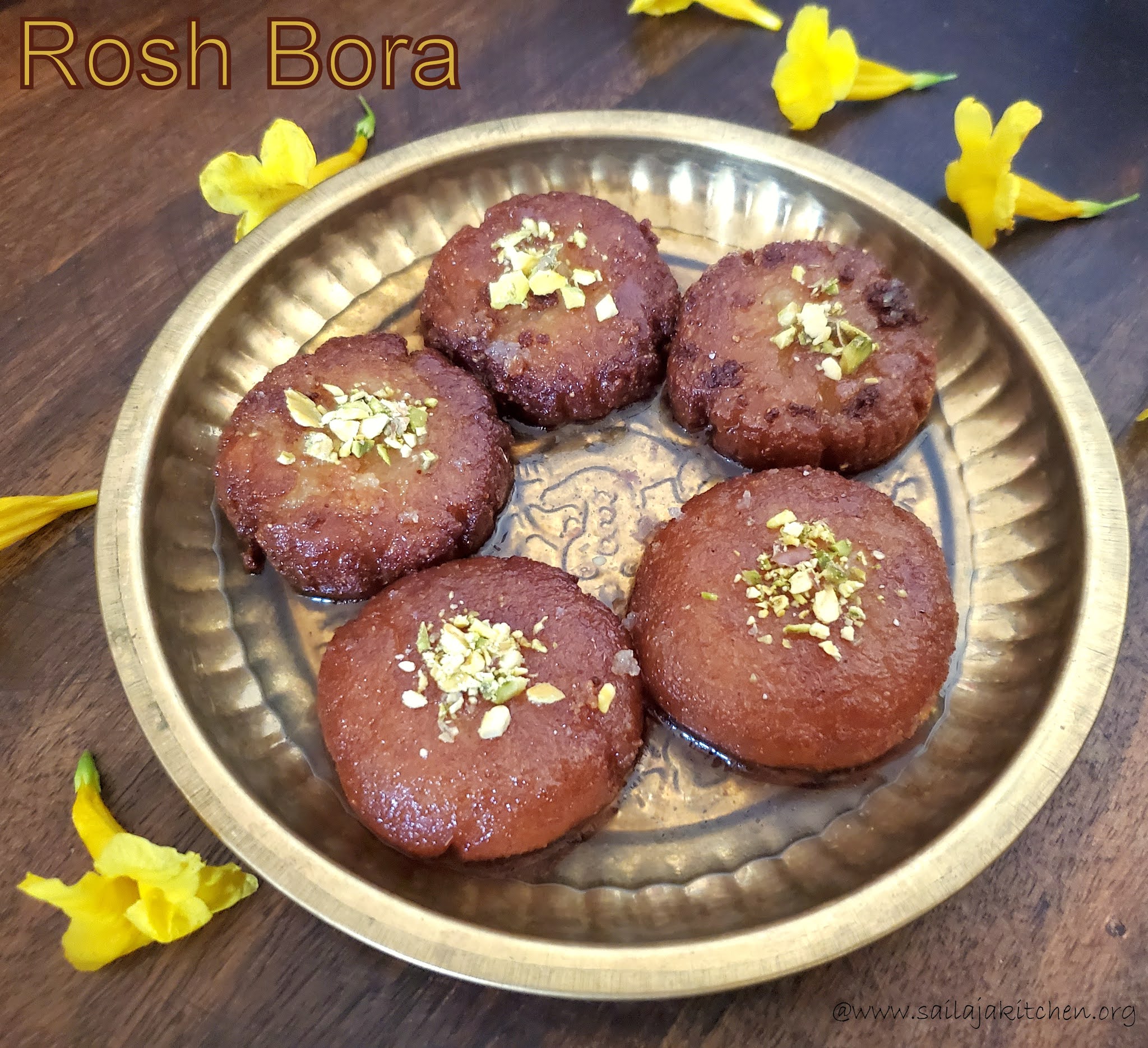 Sailaja Kitchen...A site for all food lovers!: Bengali Rosh Bora Recipe ...