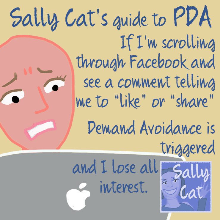 Sally Cat PDA: Memes About Demand Avoidance